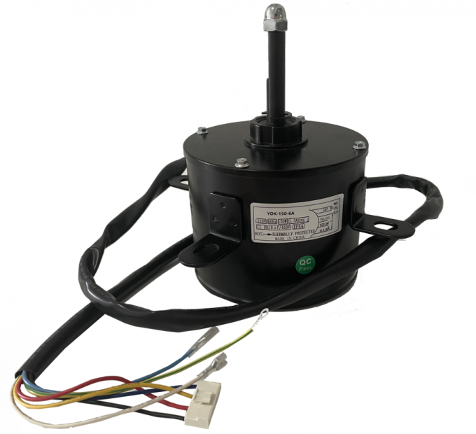 YDK-150-6A, 220V 50 150W SINGLE Shaft Motor For Air Cooler, BLACK Motor