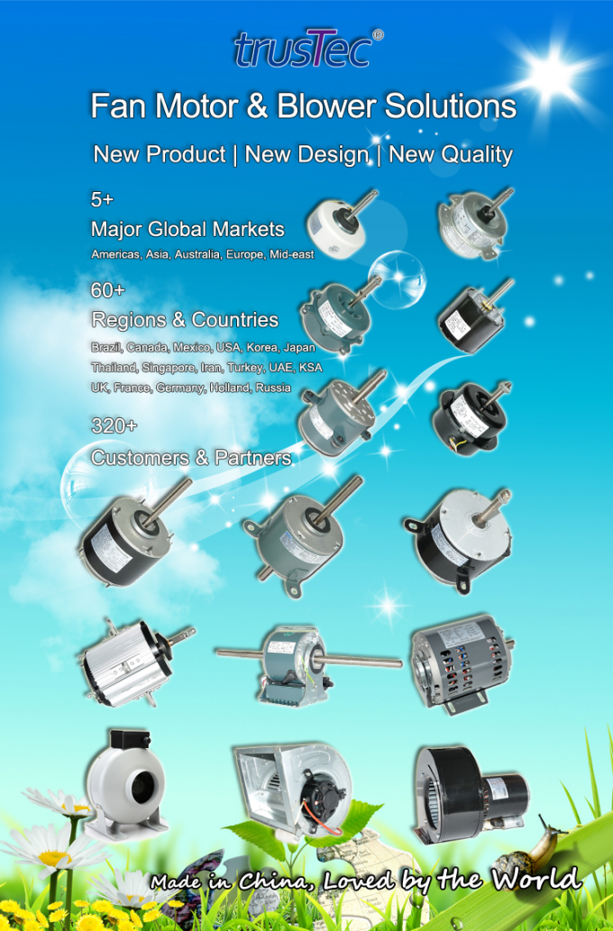 3/4HP 1075RPM/3SPD Blower Motor 208-230V 60HZ Reversible Open Air Over ...