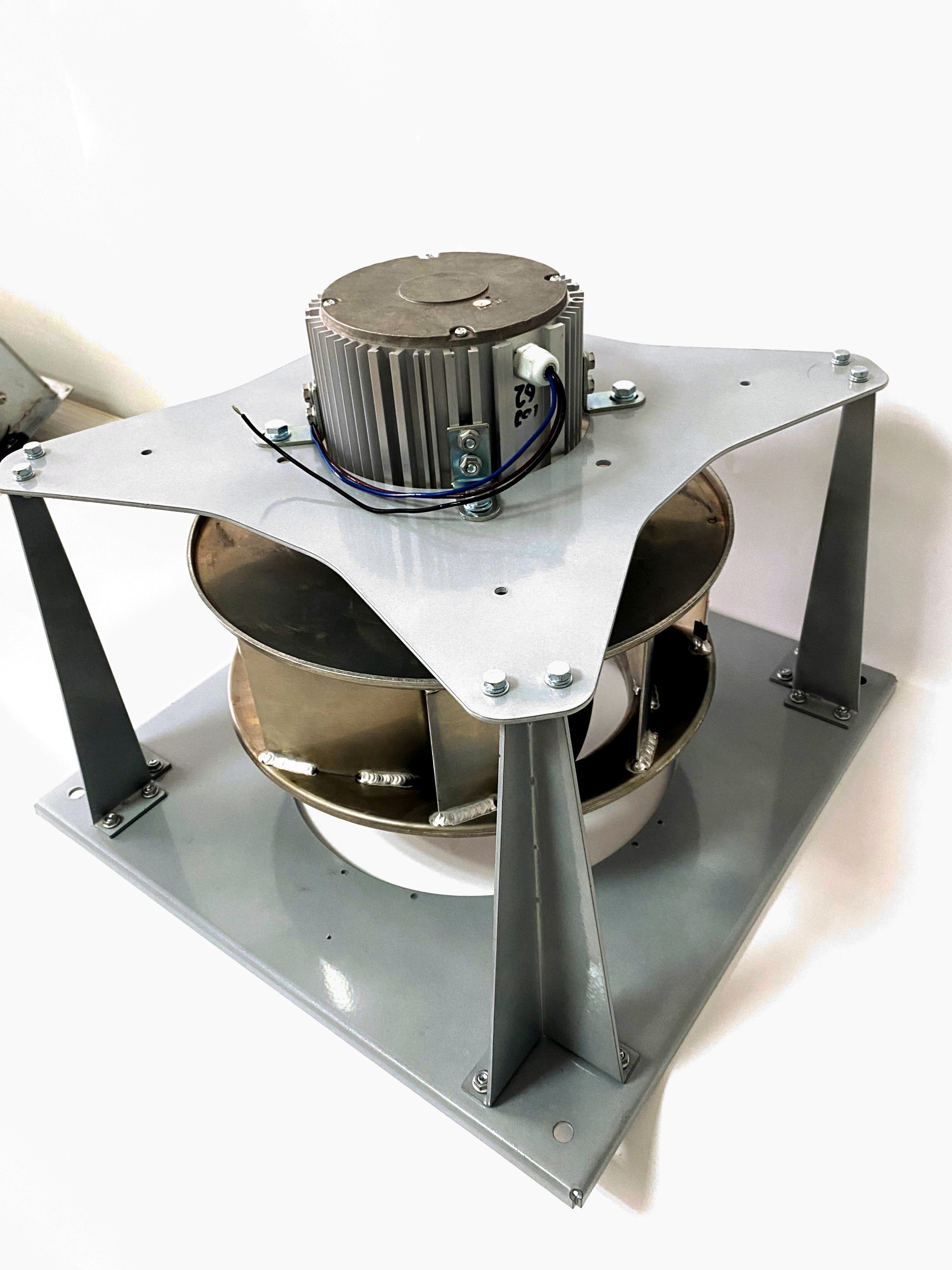 Ec / Bldc Backward Inclined Centrifugal Fan Frame Type Inner Rotor