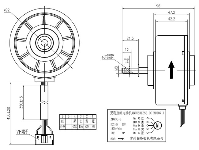 DC Electric Resin Packing Motor